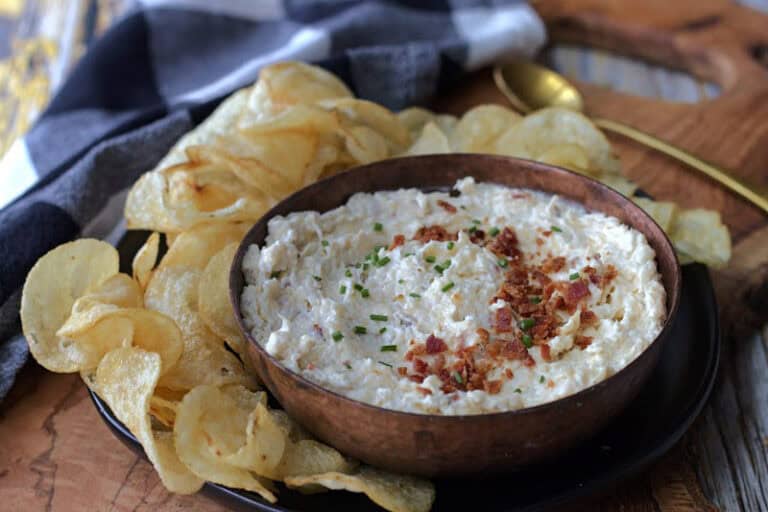 Smoked Gouda Cheese Dip - best cold chip dip - A Gouda Life