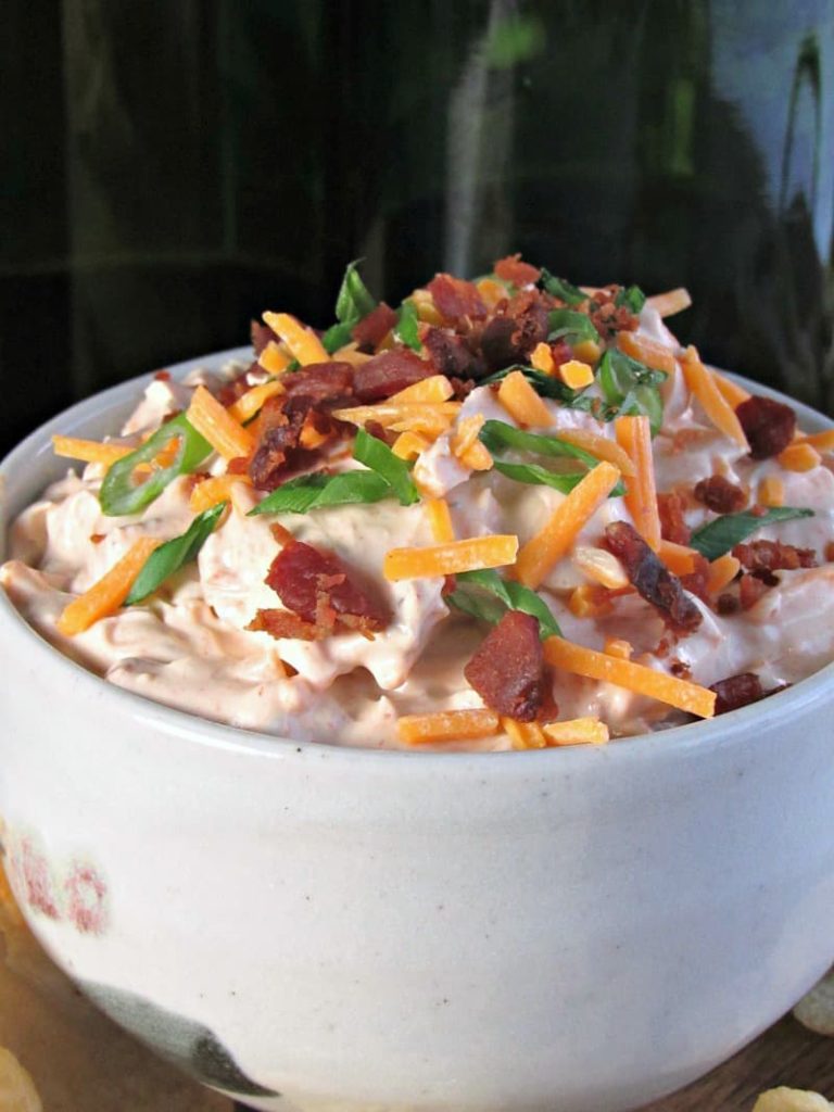 Best Loaded Spicy Ranch Dip ~ 5 minute prep ~ A Gouda Life
